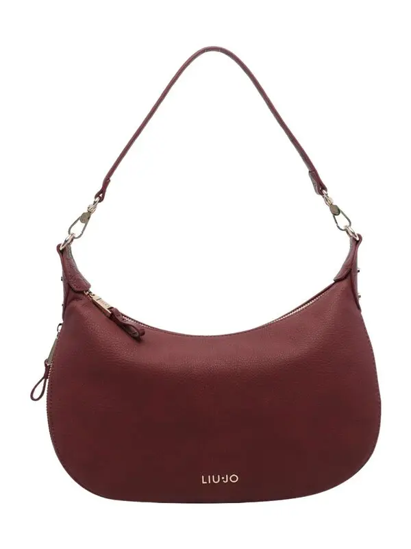 Liu Jo Logo Hobo Shoulder Bag - Bordeaux