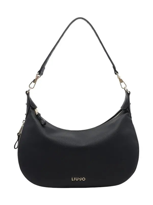 Liu Jo Curved Zip Shoulder Bag - Black