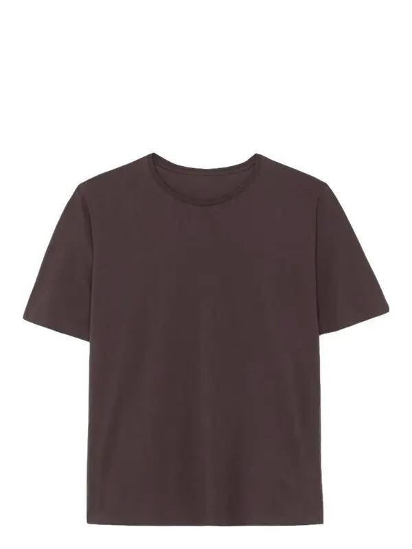 THE FRANKIE SHOP Harper Organic T-shirt - Brown