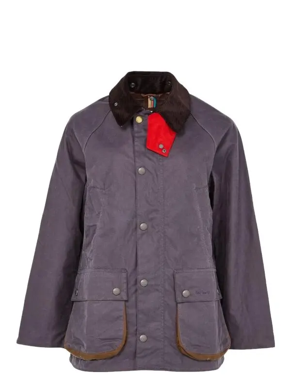 Barbour X Paul Smith Wax Jacket - Purple
