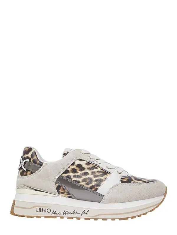 Liu Jo Leopard Print Lace-up Sneakers - Animal Pattern