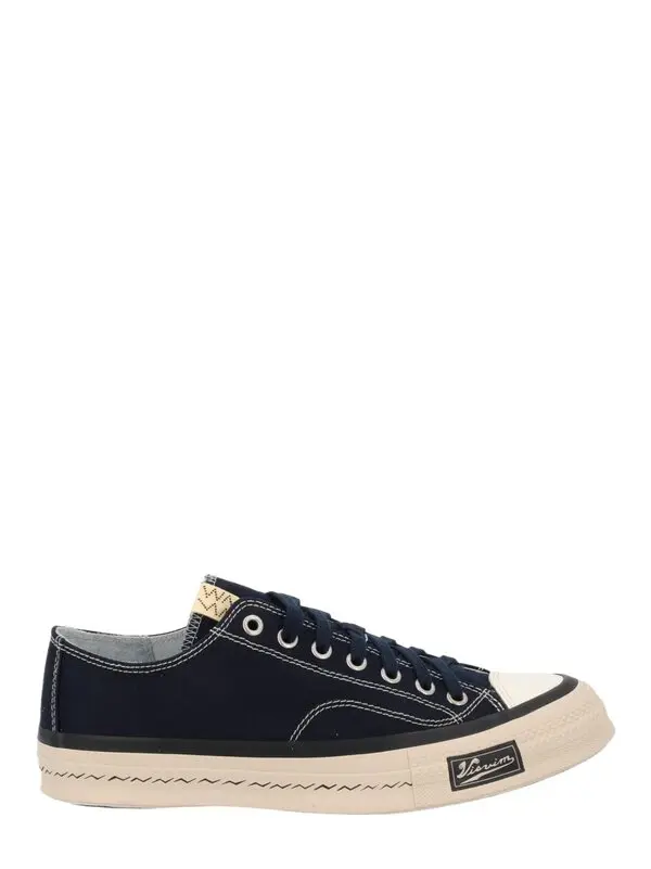 Visvim Canvas Low-top Sneakers - Black