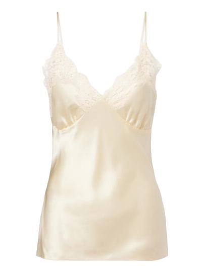 Stella McCartney Lace-trimmed Silk Satin Camisole - Nude