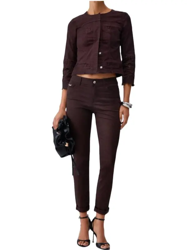 Liu Jo Regular-fit Trousers - Brown
