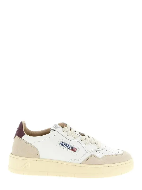 AUTRY Medalist Lace-up Sneakers - Nude