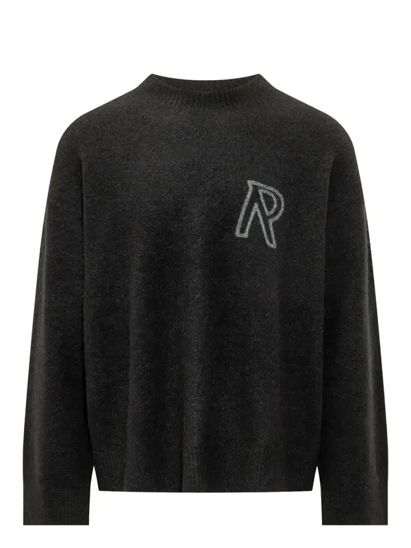 REPRESENT Logo Knitted Sweater - Black