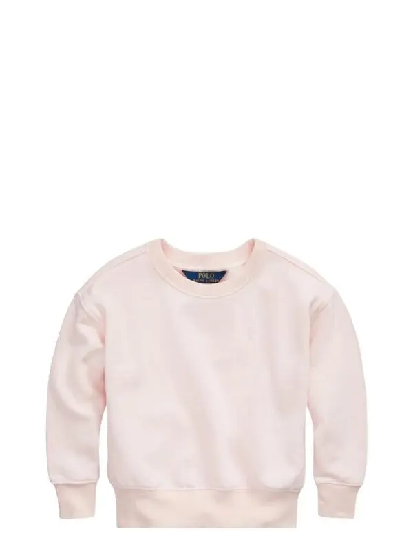 Ralph Lauren Crewneck Sweatshirt With Rear Logo Print - Pink