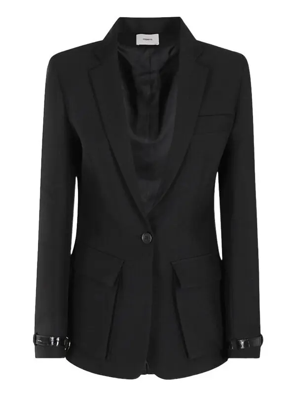 Coperni Long-sleeved Suit Coat - Black