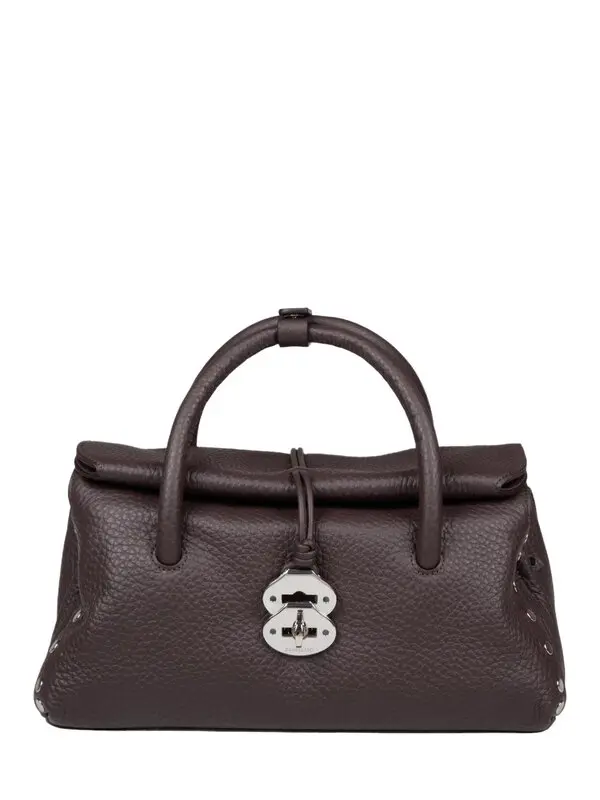 ZANELLATO Turn Lock Shoulder Bag - Black