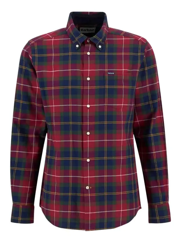 Barbour Fortrose Tailored Long-sleeved Shirt - Black