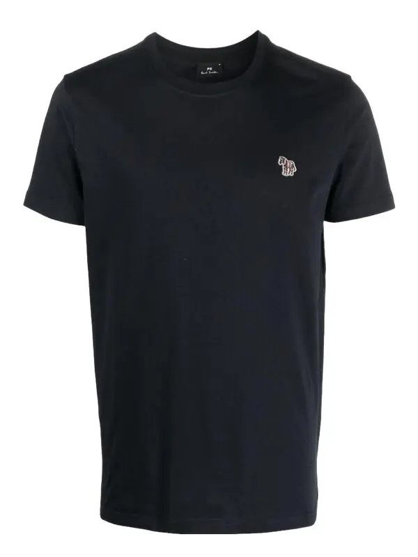 Paul Smith Zebra-patch Crewneck T-shirt - Black