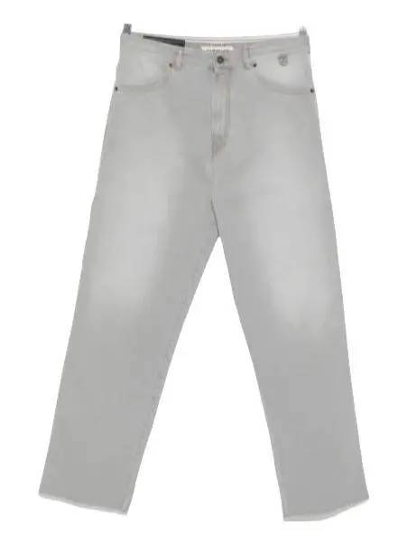 DARKPARK John Chain Adorned Worker Jeans - Gray