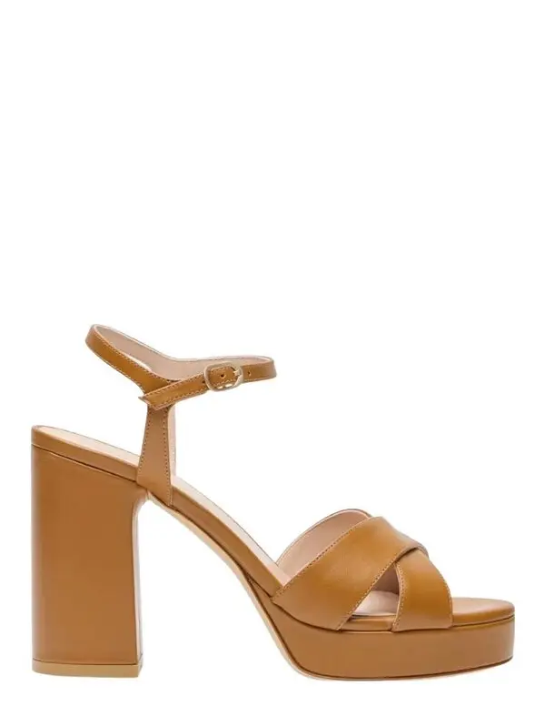 STUART WEITZMAN Dayna Platform Sandal - Brown