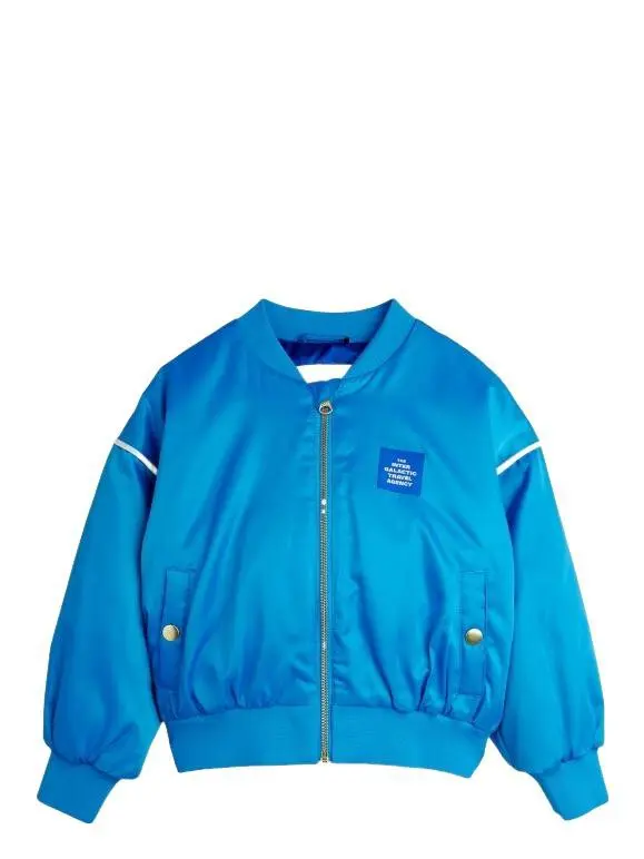 MINI RODINI Bomber Jacket - Blue
