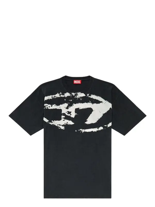 DIESEL® T-boxt Logo Printed Crewneck T-shirt - Black