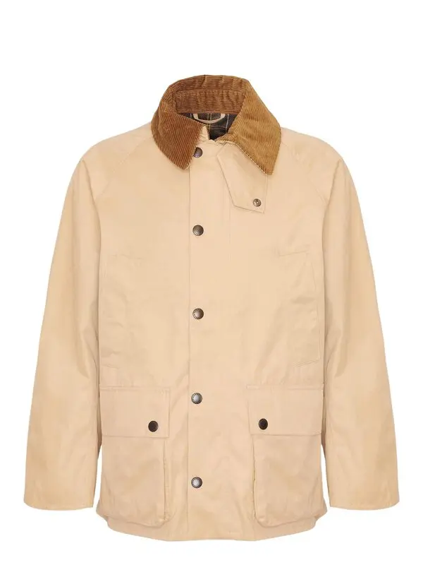 Barbour Bedale Corduroy-collar Long-sleeved Shirt Jacket - No