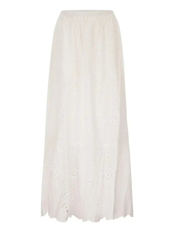 MC2 SAINT BARTH Jenny Sangallo Skirt - White