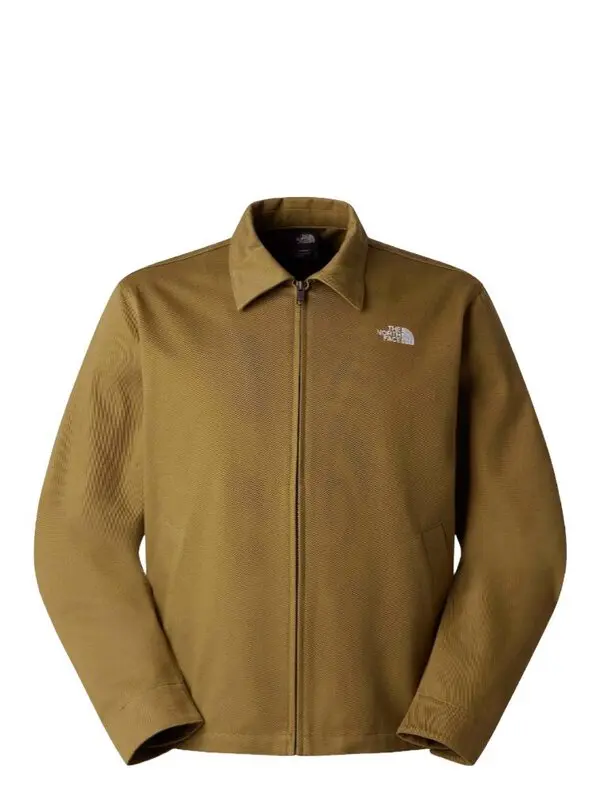 The North Face Cotton Zip-up Jacket With Classic Collar - Cedar