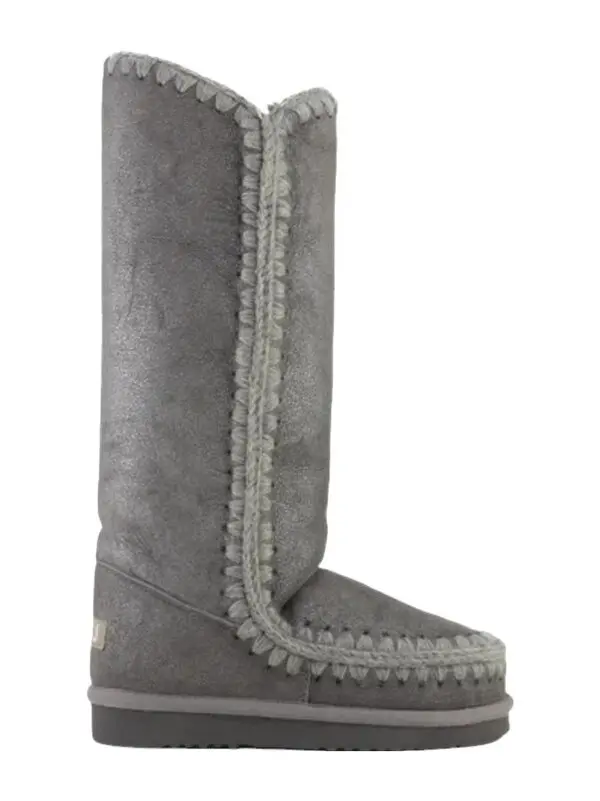 Mou Logo Boots - Gray