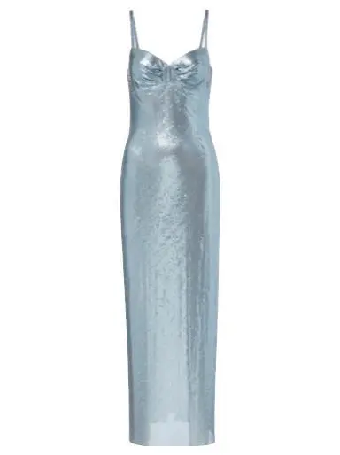 Rabanne Metallic Chainmail Gown - Blue