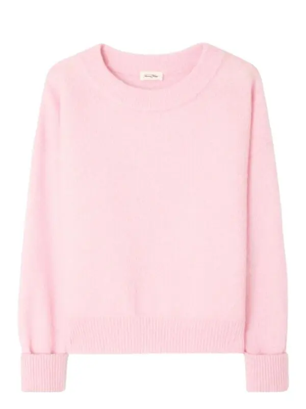 American Vintage Ribbed Sweater - Pink