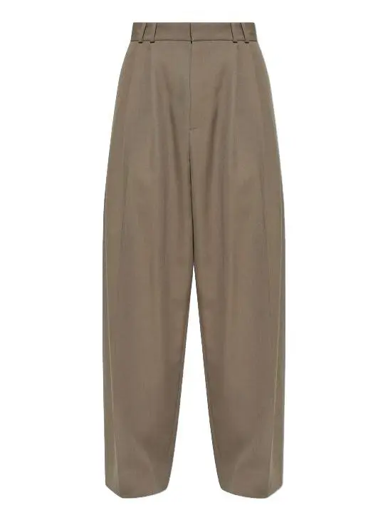 Studio Nicholson Wide-leg Tailored Trousers - Brown