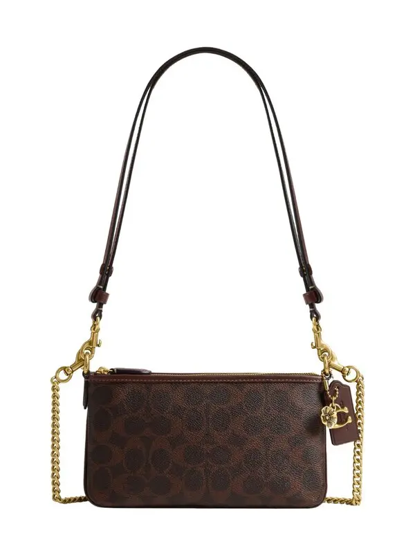 COACH Audrey Crossbody Bag In Signature Canvas - Brass/maple