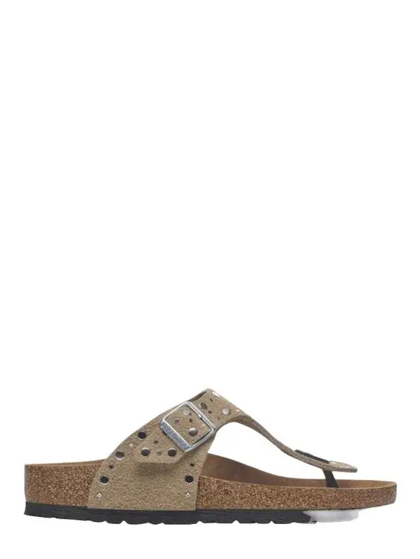 BIRKENSTOCK Gizeh Studded Sandals - Brown