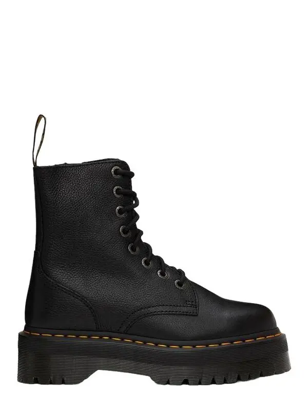 Dr. Martens Jadon Iii Round Toe Platform Combat Boots - Black