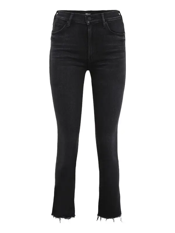 MOTHER The Stunner High Waist Jeans - Black