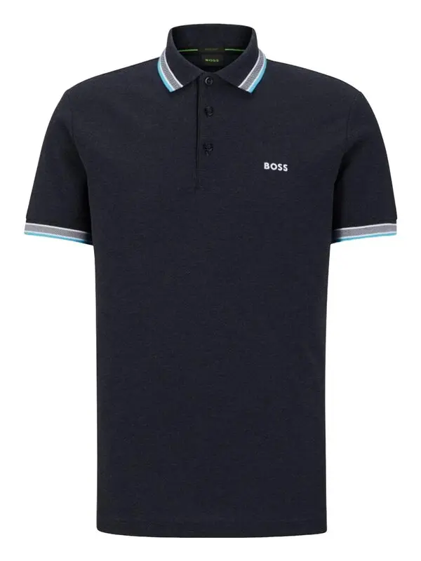 Hugo Boss Short-sleeved Polo Shirt - Navy