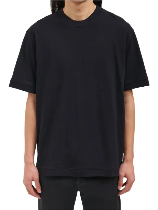 PAOLO PECORA Short-sleeved T-shirt - Black