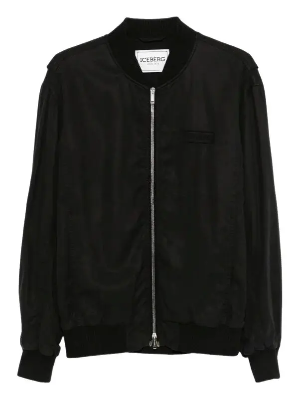 Iceberg Bomber Jacket - Black