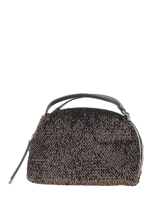 GIANNI CHIARINI Alifa Sequin Shoulder Bag - Black