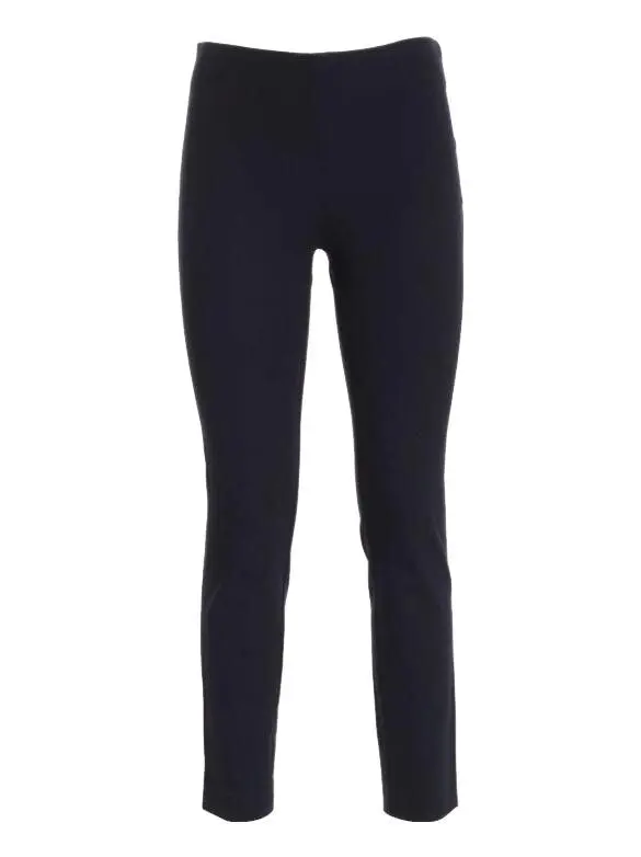 Polo Ralph Lauren Lauren Ralph Lauren Slim-cut Trousers With Side Zipper - Blue