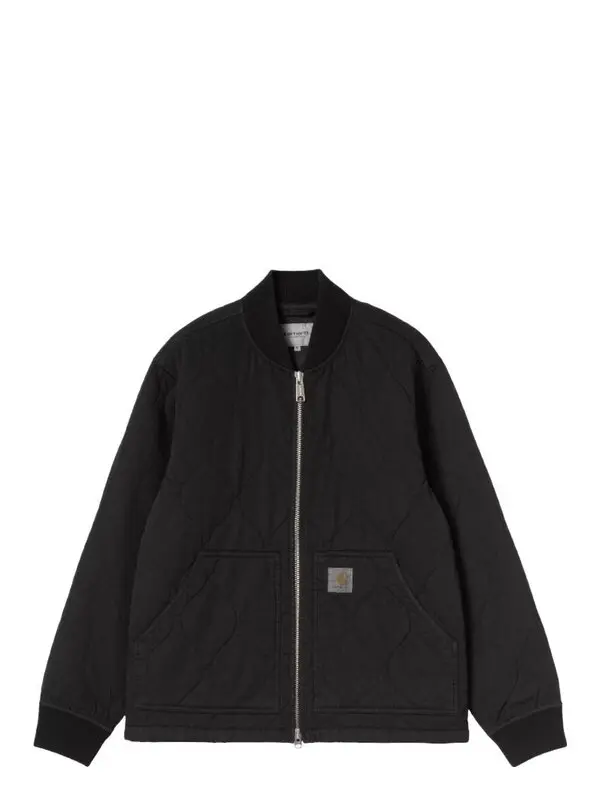 Carhartt Work In Progress Kylan Liner Quilted Bomber Jacket - Black