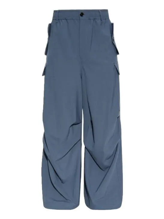Marni Wide Leg Cargo Pants - Darkash