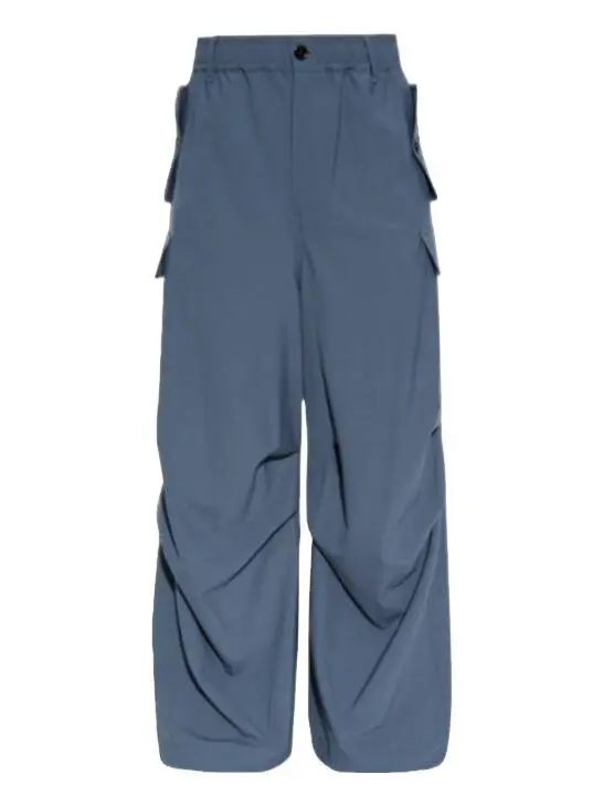 Marni Wide Leg Cargo Pants - Darkash