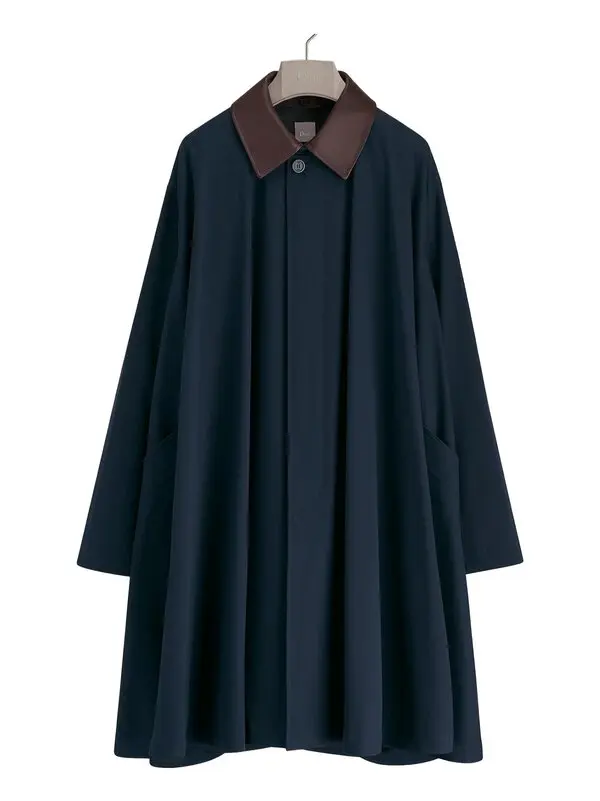 Dior Coat With Embroidered Detailing - Black
