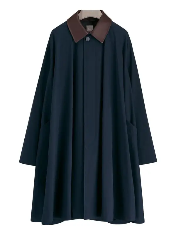 Dior Coat With Embroidered Detailing - Black