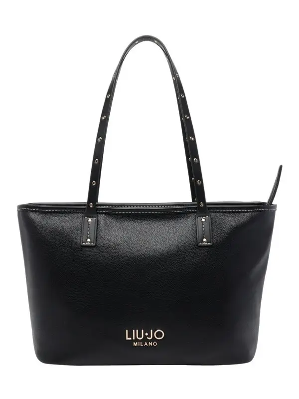 Liu Jo Logo Lettering Tote Bag - Black