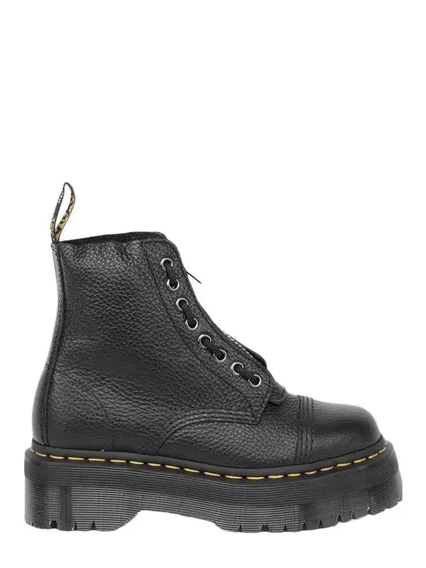 Dr. Martens Sinclair Zip-up Platform Combat Boots - Black