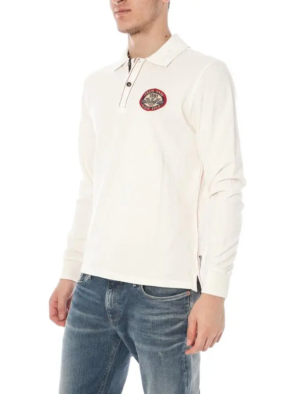 Emporio Armani Logo Slim Polo Shirt - White