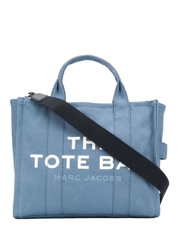 Marc Jacobs Logo Printed Tote Bag - Blue