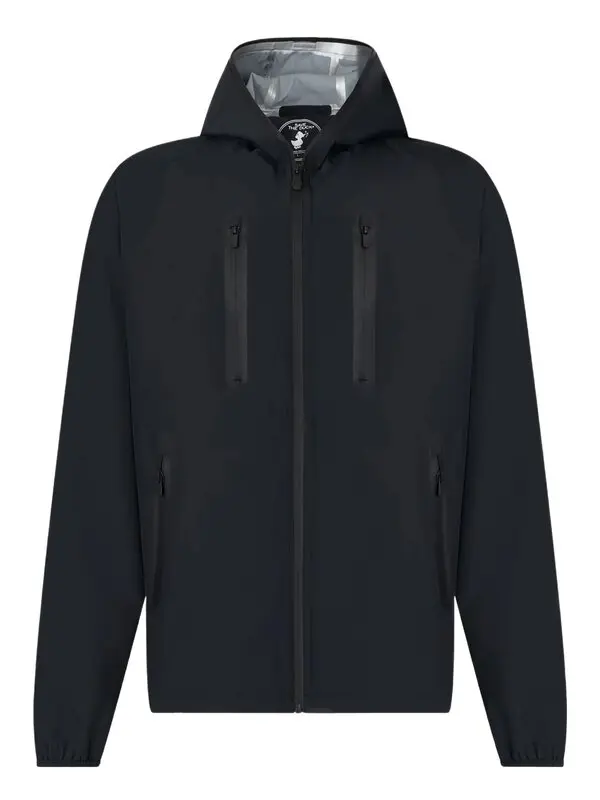 SAVE THE DUCK Hooded Zip-up Coat - Black