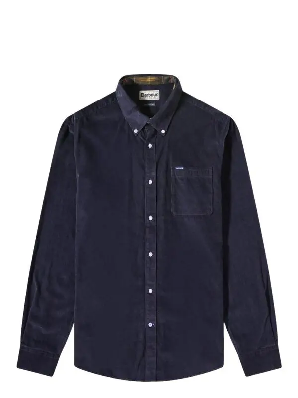 Barbour Buttoned Long-sleeved Shirt - Black