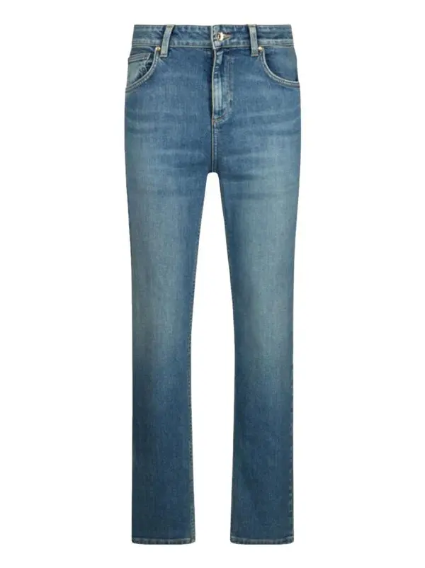 Liu Jo High-rise Slim Leg Jeans - Blue Denim