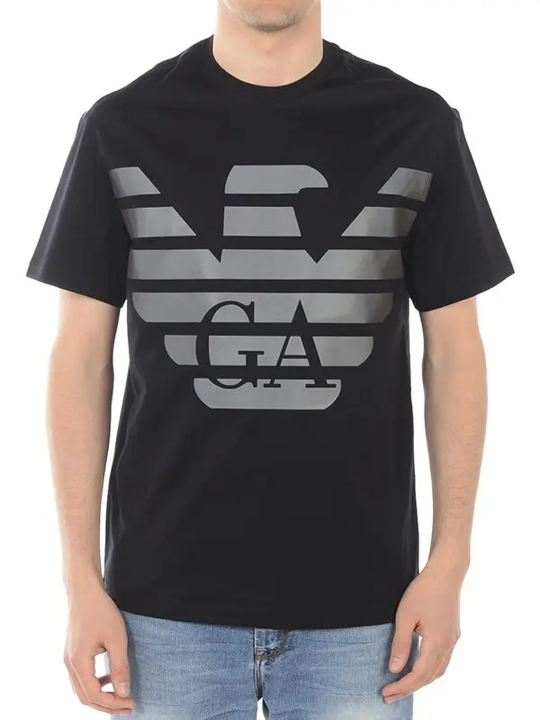 Emporio Armani Logo T-shirt - Black