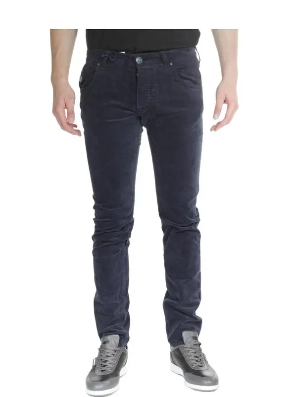 Emporio Armani Logo Detail Trousers - Black