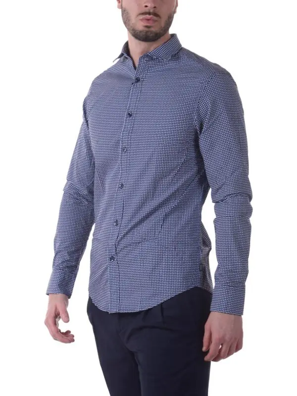 Emporio Armani Slim Shirt - Blue